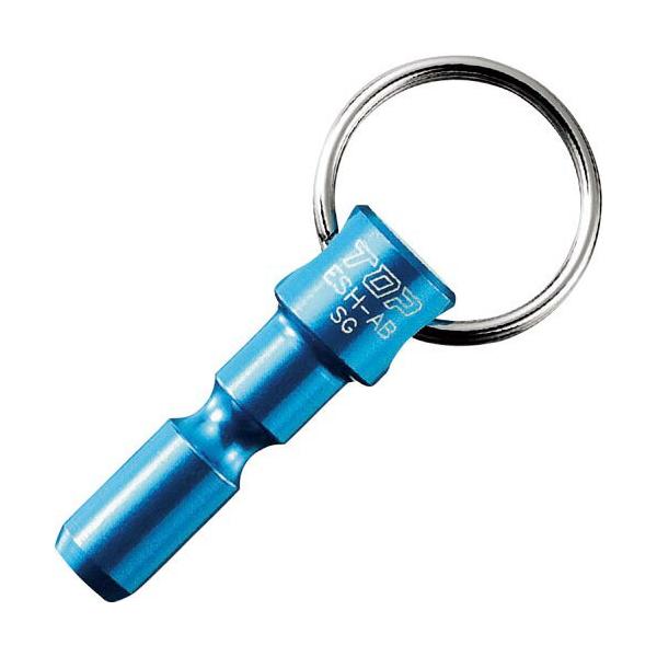 [特長]●六角シャンク以外の鍵や小物を、ソケットホルダーに収納できる様にするアダプターです。[用途]●多種多彩な鍵を取り付け紛失、落下を防ぎます。[仕様]●全長(mm)：42●幅(mm)：10●厚さ(mm)：17●奥行(mm)：10●色：ブ...