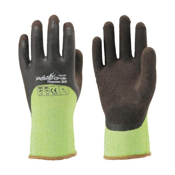 [特長]●天然ゴムをコーティングしているため、引き裂きに強く、しなやかで作業性の良い手袋です。●あたたかい裏起毛タイプで、保温性に優れています。●指部分を全てコーティングしているナックルコートのため、手袋の中に水が入りにくくなっています。●...