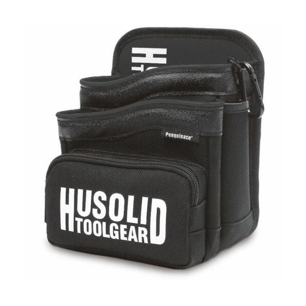 [特長]●使い勝手に優れた各種ポケットとカラビナ付きで、ツールをスマートに収納、内部にはポケット、工具差しを装備し電車での移動時にも最適です。●工具の出し入れによる袋口の破損を防ぐため、パイピング部分にPVC加工を施し、腰袋全体を強化してい...