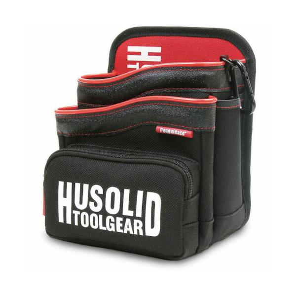 [特長]●使い勝手に優れた各種ポケットとカラビナ付きで、ツールをスマートに収納、内部にはポケット、工具差しを装備し電車での移動時にも最適です。●工具の出し入れによる袋口の破損を防ぐため、パイピング部分にPVC加工を施し、腰袋全体を強化してい...