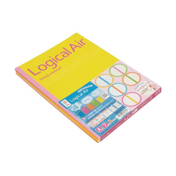 [特長]●従来品と比べて約20％軽量化した、ふんわり軽いノートです。●厚さや裏写りのしにくさは従来品と同等です。[仕様]●用紙サイズ：セミB5●中紙(枚)：30枚●色：5色パック●縦(mm)：252●横(mm)：179●背幅(mm)：1冊あ...