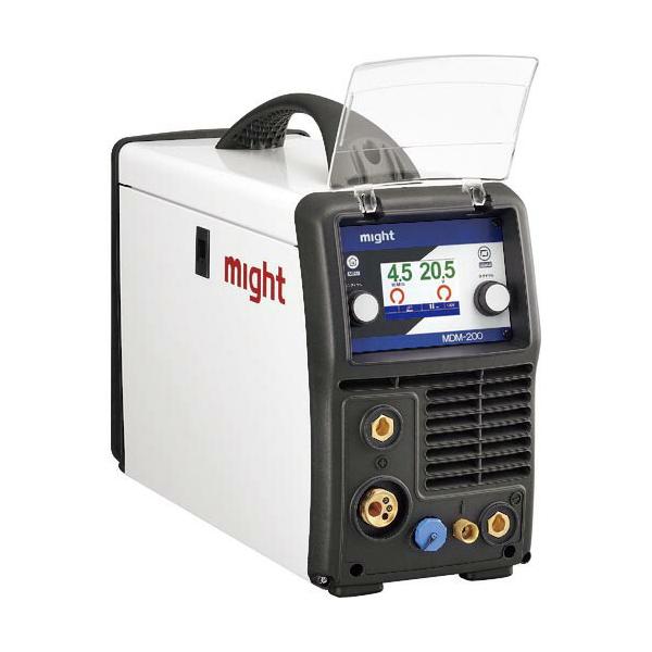 [特長]●［［ＣＯ２］］/MAG/MIG/TIG/手棒溶接可能です。●液晶スクリーン採用により一つの画面で簡単操作です。●単相100V/単相200V兼用、すっきり設計で使用場所を選びません。●軟鋼・ステンレスなどの溶接が可能（MIG)です。...