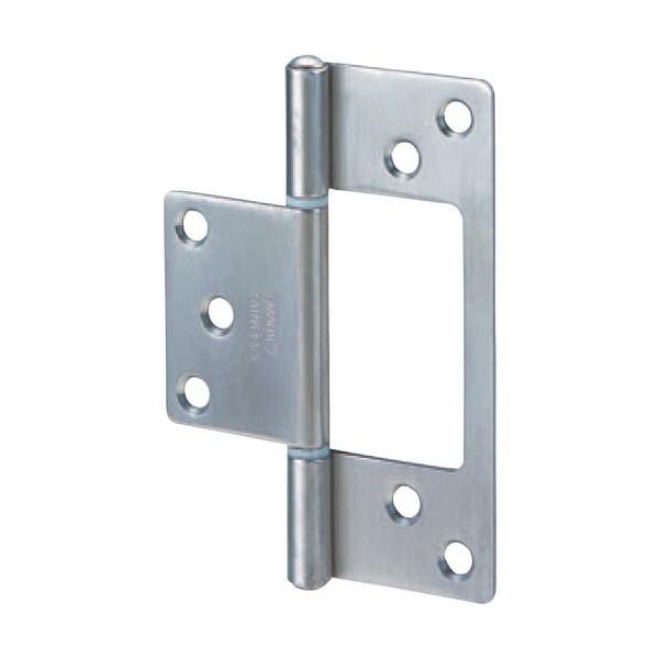 [特長]●取り付け易い簡単施工です。[仕様]●全長(mm)：64●幅(mm)：38●厚さ(mm)：0.9●ねじ穴数：4●穴径(mm)：4●D2(mm)：5.2●耐荷重(kg)2個使用時：7●表面処理：ヘアライン仕上げ●木ねじ入数：4[材質／...