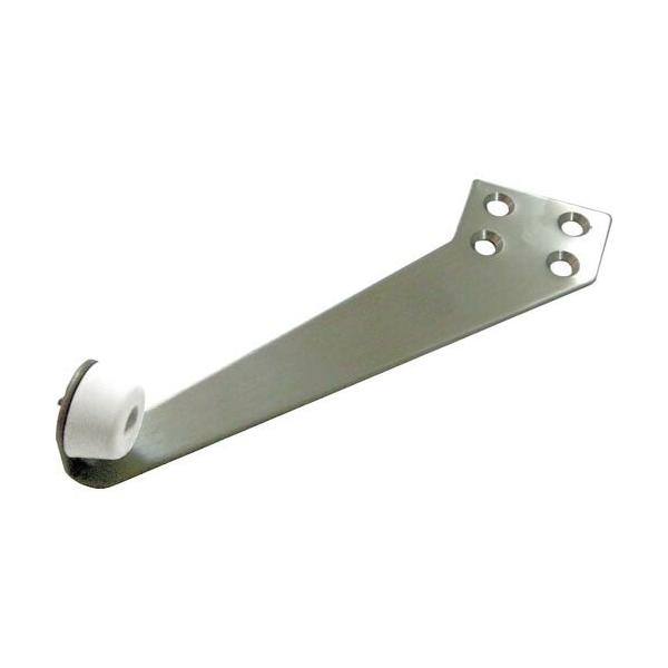 [特長]●上枠付戸当で左右あります。[仕様]●幅(mm)：40●高さ(mm)：115●色：ヘアライン●タイプ：右用●長さ(mm)：105[材質／仕上]●ステンレス(SUS304)、樹脂[セット内容／付属品]●皿タッピングネジ（4.0×25）：4本