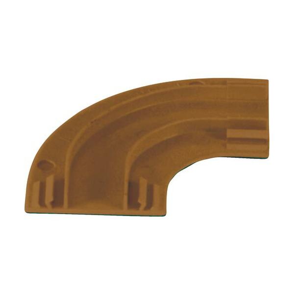 [特長]●床用モールのカーブ型連結パーツです。●はめやすく取り付けが簡単です。[仕様]●色：ブラウン●適合ケーブル：VVF2.0×3C×1条●幅(mm)：50●長さ(mm)：84●厚さ(mm)：11[材質／仕上]●ＡＢＳ樹脂[注意]●提供不...