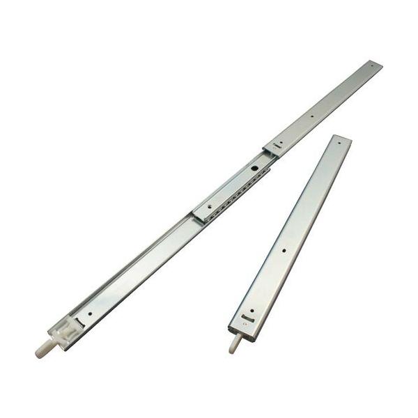 [特長]●全閉時ロック機構付です。レバー操作でロック解除ができます。●ドロワーメンバーを完全に引き出せるフルトラベルのスライドレールです。[仕様]●幅(mm):19.1●高さ(mm):35.3●長さ(mm):304.8●移動距離(mm):3...