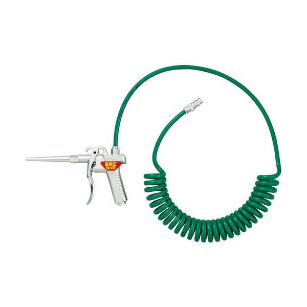 [特長]●ホースの両端金具は、ユニバーサルに回ります。●取外しが簡単なフィッティングタイプで作業効率がアップします。[仕様]●ノズル長(mm)：100●ノズル口径(mm)：3●ノズル取付口：G1/8●最大使用寸法(m)：2●ホース取付口：G...