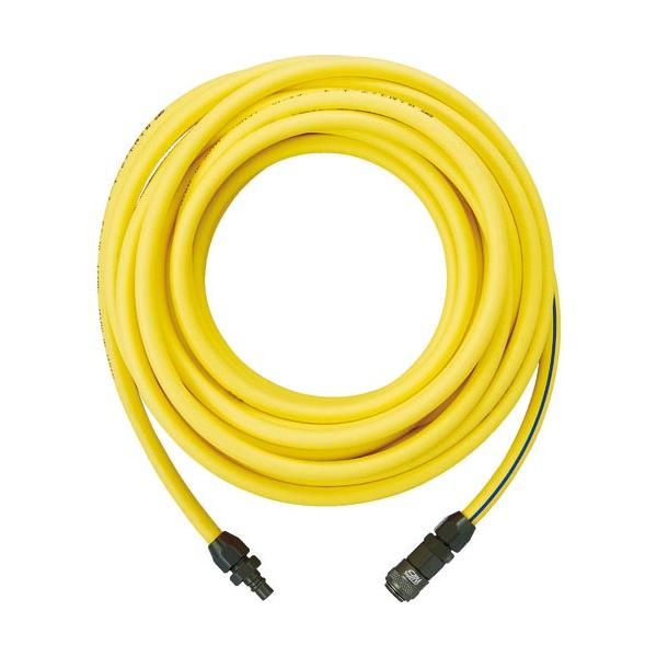 [特長]●ホースの両端金具にマグネシウムカプラーを取り付けた耐油仕様です。[仕様]●外径(mm)：10●内径(mm)：6.5●全長(m)：20●肉厚(mm)：1.75●最高使用圧力(MPa)：1●タイプ：スーパーカプラW26PN●最高空気圧...