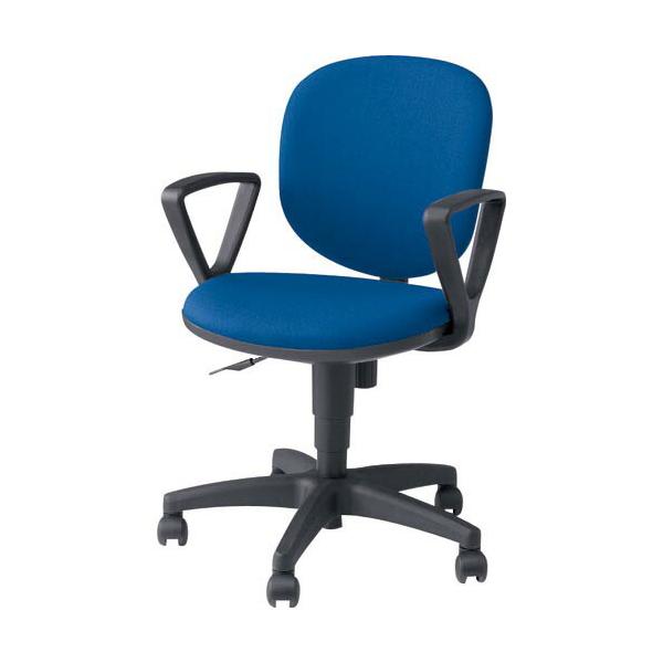 [特長]●ロープライスのオフィスチェアです。[仕様]●座幅(mm)：465●座奥行(mm)：430●座面高さ(mm)：400〜505●幅(mm)：580●奥行(mm)：560●張地：布張り●色：ブルー●背面色：ブルー●座面色：ブルー●脚色：...