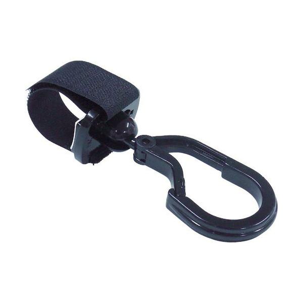 [特長]●取付側にはナイロンテープがあり、様々なシーンでの吊り下げやコードの結束も可能です。●また、内側には滑り止めのゴムを組み込んでおり、滑りにくい構造になっています。縦使いも可能です。[仕様]●色：黒●参考使用荷重(kg)：3.0●適合...