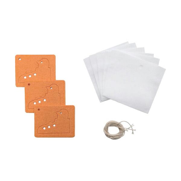 [特長]●靴やブーツの中のカビ菌や雑菌の繁殖を抑制し、嫌なニオイを防止します。●効能が薄れてくるとシートの色が薄くなり、交換時期をお知らせします。[仕様]●有効期間：約90日(使用条件で異なります)●幅(mm)：68●奥行(mm)：1.4●...