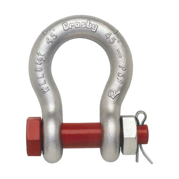 [特長]●亜鉛メッキの本体と赤色のピンが特長です。[仕様]●基本使用荷重(t)：0.5●口幅(mm)：11.9●寸法(mm)A：19.80●寸法(mm)d3：7.85●寸法(mm)a：19.8●寸法(mm)L1：28.7●寸法(mm) D：...