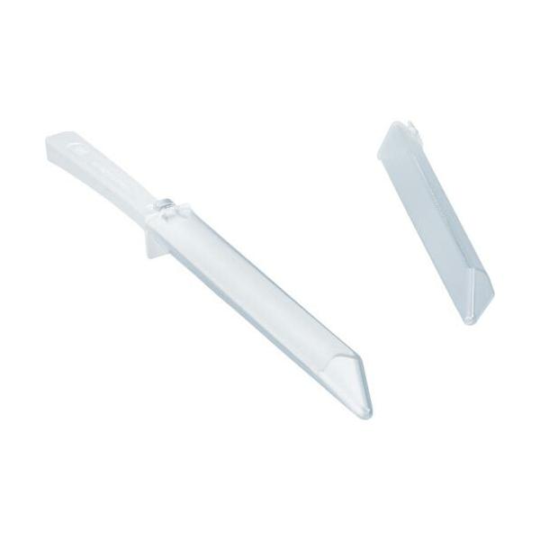 [特長]●粉末や顆粒状物質のサンプリングに最適です。●サンプルへの汚染をおさえ、一時保管ができるカバー付です。●耐衝撃性ポリスチレン製で一体成型で、γ線滅菌済みです。●個別包装されたディスポーザブルタイプです。[仕様]●全長(mm)：268...