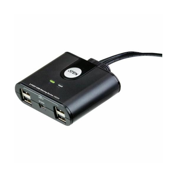 [特長]●USBポートを4ポート搭載です。●2台のコンピューターで4台のUSBデバイスを共有 - USBキーボードやマウス、周辺機器を共有可能です。●リモコンでポート選択できるため、製品本体は離れたところに置くことが可能です。●USB 2....