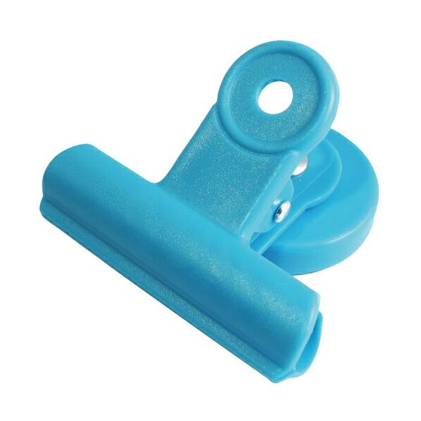 [特長]●シンプルで強力なクリップです。●裏面傷防止フィルム貼合なので、スチール面を傷つけません。[仕様]●色：パステルブルー●縦(mm)：35●横(mm)：52●A4コピー用紙保持枚数：100枚[材質／仕上]●異方性フェライト磁石●ABS...