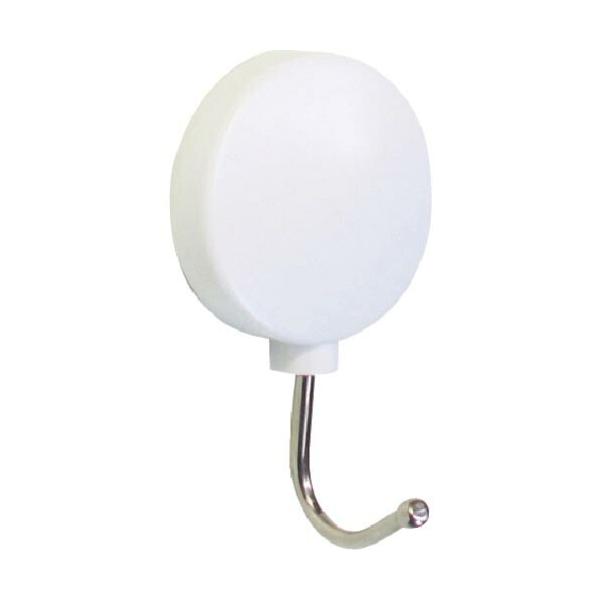 [特長]●フック部分が左右にスイング、収納できるので未使用時邪魔になりません。●磁着面に傷防止フィルム貼合していますので、スチール面を傷つけません。[仕様]●平行耐荷重(kg)：1●色：白●縦(mm)：66●横(mm)：40●耐荷重(kg)...