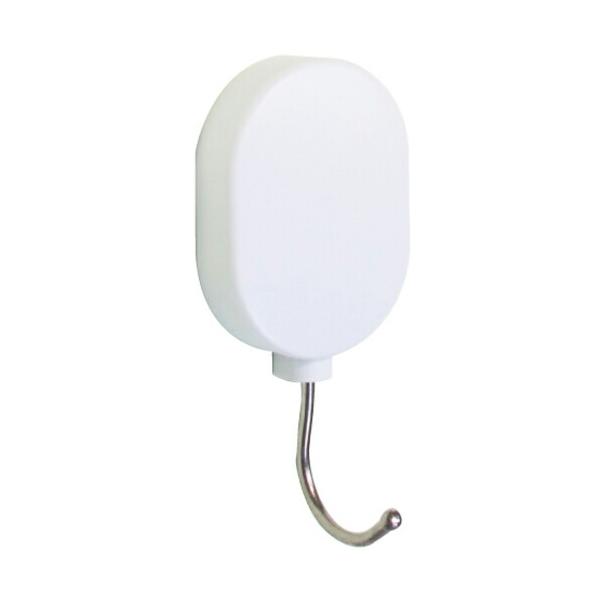 [特長]●フック部分が左右にスイング、収納できるので未使用時邪魔になりません。●着脱がスムーズな特殊マグネット機構です。（特許取得済）[仕様]●平行耐荷重(kg)：7●色：白●縦(mm)：96●横(mm)：45●厚さ(mm)：97●耐荷重(...