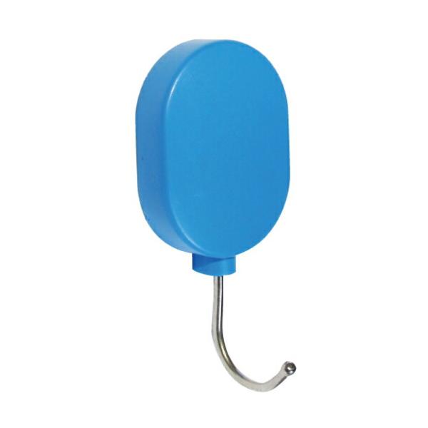 [特長]●フック部分が左右にスイング、収納できるので未使用時邪魔になりません。●着脱がスムーズな特殊マグネット機構です。（特許取得済）[仕様]●平行耐荷重(kg)：7●色：青●縦(mm)：96●横(mm)：45●厚さ(mm)：97●耐荷重(...