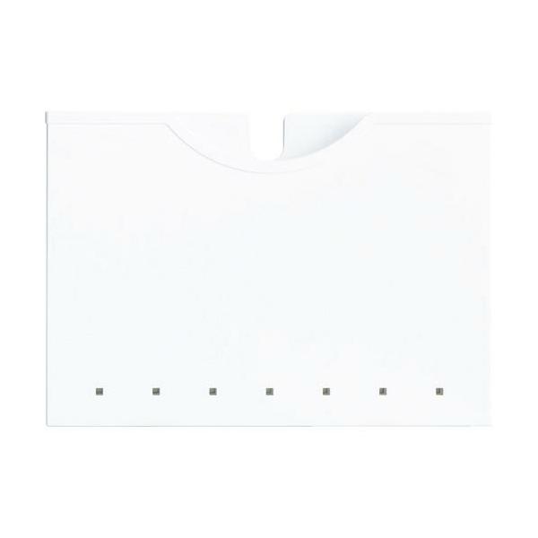 [特長]●Ａ４クリアファイルごと入るフォルダーです。●取り出し口はサッと取れるゆったり設計です。●マグネット付きなので棚や壁に付けて書類の整理も可能です。[仕様]●色：白●縦(mm)：223●横(mm)：315●厚さ(mm)：24●適合サイ...