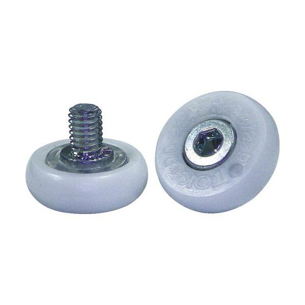 [特長]●六角レンチを使用することで、高い締付力で取り付けることが可能です。●プラスチックを使用することで、搬送物を傷つけづらいです。●プラスチックの自己潤滑性により、グリス切れが発生してもすぐには破損しづらいです。[仕様]●外径(mm)：...