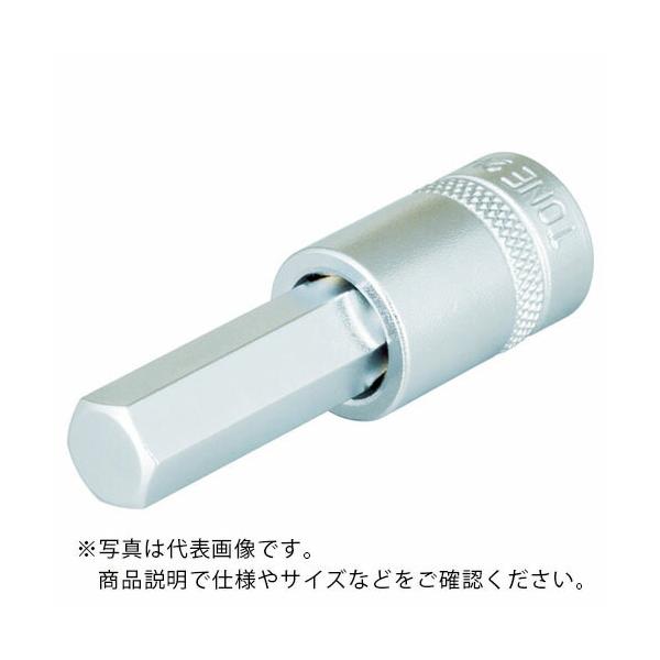 [特長]●ラチェットハンドルに差し込んで使用することにより、締め付けが素早く行えます。[仕様]●差込角(mm)：6.35●対辺寸法(mm)：8●ビット長さ(mm)：27●全長(mm)：53[材質／仕上]●構造用鋼