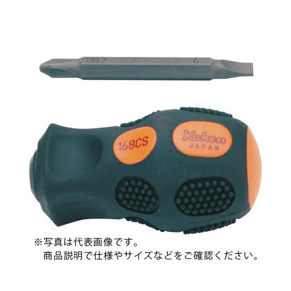 [特長]●差替えドライバーです。[仕様]●刃先：［［＋］］No.2［［−］］6●軸長(mm)：65●全長(mm)：86●タイプ：スタビータイプ●No.2、No.6[材質／仕上]●特殊鋼・グリップ：樹脂・ゴム