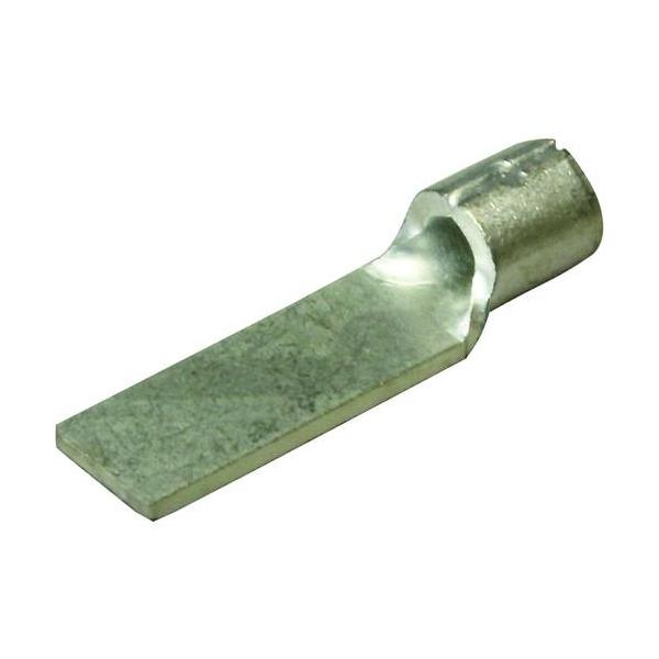 [特長]●接触面（舌部）が板状である裸ブレード端子です。[用途]●軟鋼のより線、または単線の電線の接続に。[仕様]●電線抱合範囲 より線(［［ＭＭ２］］)：1.04〜2.63●電線抱合範囲 AWG：16-14●外形寸法(mm)：4.6●全長...