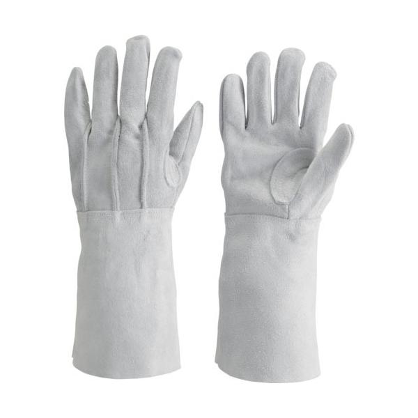 [特長]●耐熱性・耐久性に優れています。●袖部が長く、前腕部まで保護します。[仕様]●色：ライトグレー●サイズ：フリー●全長(cm)：34.5●手のひら周り(cm)：24.0●中指長さ(cm)：8.5●厚さ(mm)：1.4●タイプ：5本指●...