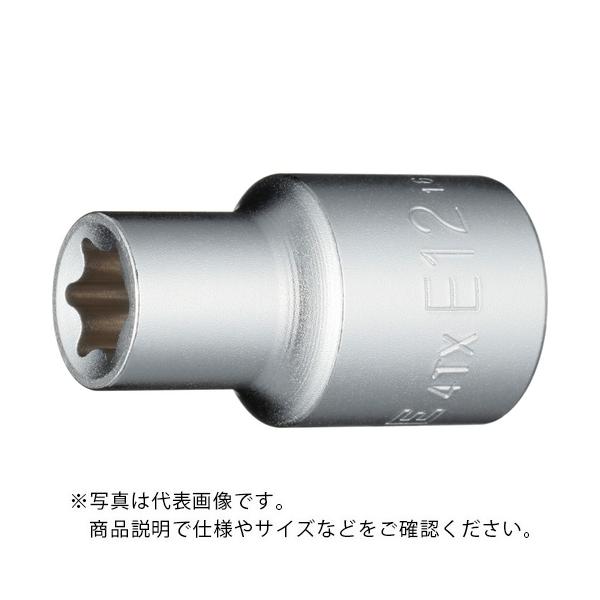 [特長]●E型トルクス［［Ｒ下］］ソケットです。●自動車整備に最適です。[仕様]●呼びNo.：E12●先端寸法(mm)：13.8●差込角(mm)：12.7●全長(mm)：40[材質／仕上]●構造用鋼