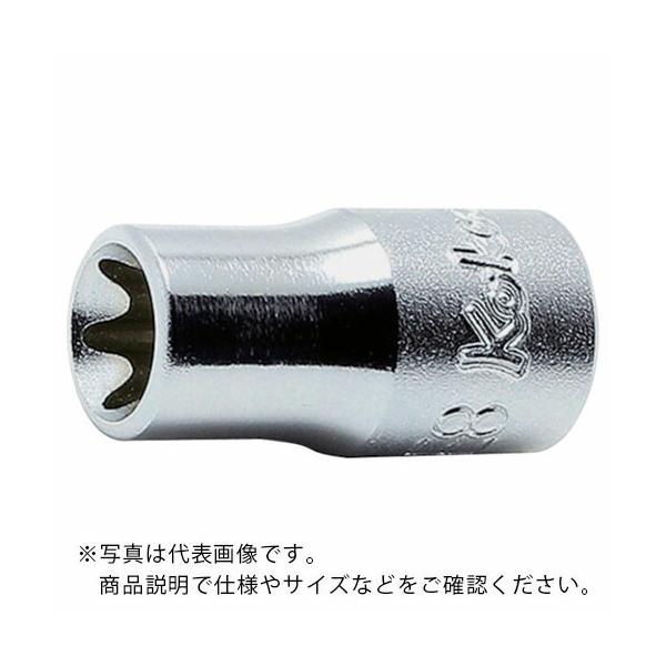 [特長]●トルクスソケットです。[仕様]●差込角(mm)：6.35●全長(mm)：23●対辺寸法(mm)：E12●対辺(mm)：E12