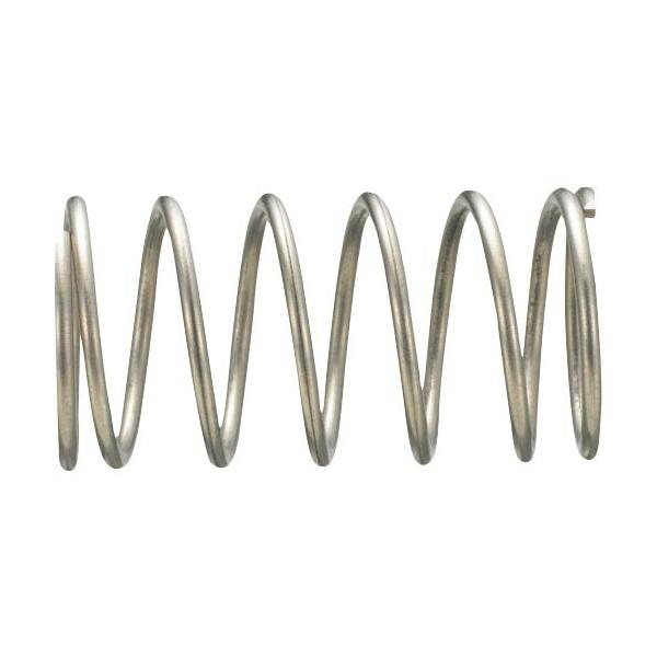 [特長]●間隔をあけて線材をらせん状に巻いた、圧縮する方向に使うばねです。●寸法およびばね特性の許容差はJIS B2704の2級を適用しています。[仕様]●線径d(mm)：2.3●外径D(mm)：28●自由高さL(mm)：50●巻数(巻)：...