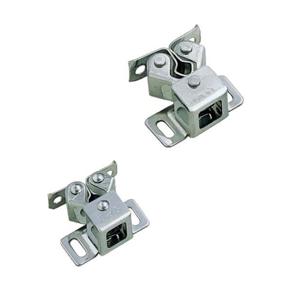 [特長]●ローラー部はポリエチレン製で、抜き差しが楽です。[仕様]●全長(mm)：31.8●押込力(N/kgf)：1●引張力(N/kgf)：3.1●色：シルバー●素地●取付方法：面付タイプ[材質／仕上]●本体、アーム：ステンレス鋼(SUS4...