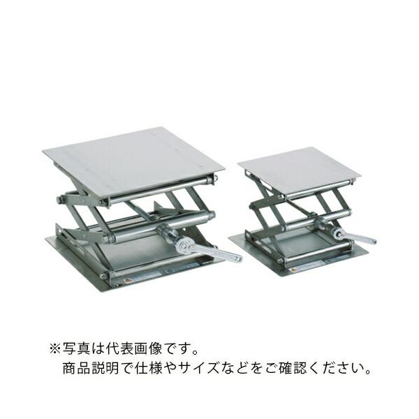 [特長]●フレームを太くしており、横揺れやがたつきが少なく安定した昇降ができます。●天板と底板サイズが違うので、向きを逆にして使用できます。●ラチェットハンドルはレバー切り替え式のため昇降時に軸から取り外して裏表を入れ替える必要はありません...