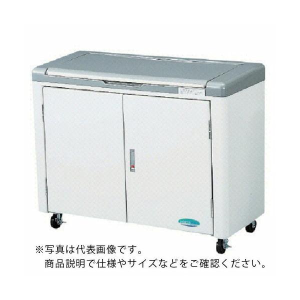 [特長]●奥行き薄型タイプ●耐久性抜群●転倒防止用ボルト付●移動がしやすく固定もできるストッパー付きキャスター(正面側２個)●排水栓付で掃除もラクラク●オプションにて鍵加工、文字入れシ−ルの取り付けできます。[仕様]●間口(mm)：1110...