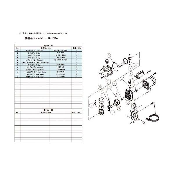 [特長]●油回転真空ポンプのメンテナンスに必要な消耗品を揃えたセットです。[仕様]●適合機種：G-10DA●パーツ内容：オイルシール、Oリング、排気弁、ベーン[セット内容／付属品]●第1ベーン×2、第2ベーン×2、ベーンスプリング×3、排気...