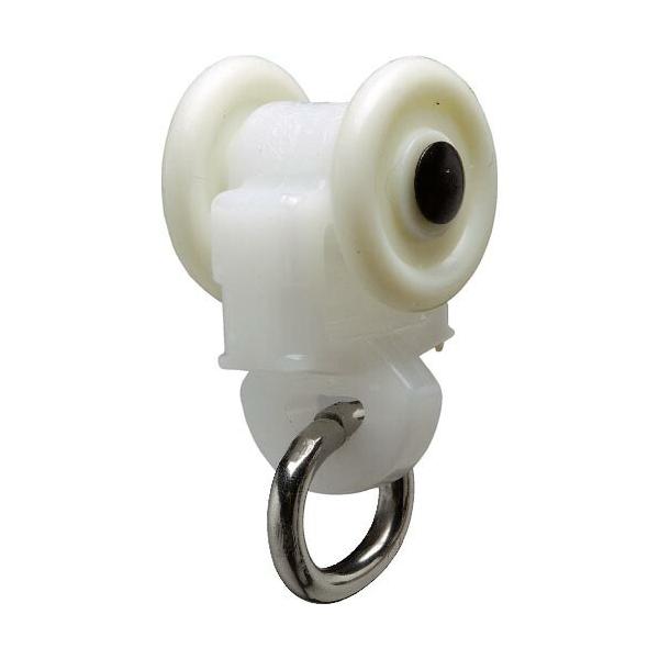 [仕様]●品名：ランナー●適合レール：中型●寸法(mm)：18×36×18●許容荷重(kg)：3●レール下端からカン下寸法(mm)：17(天井直付け）●材質：ポリエステル、ステンレス