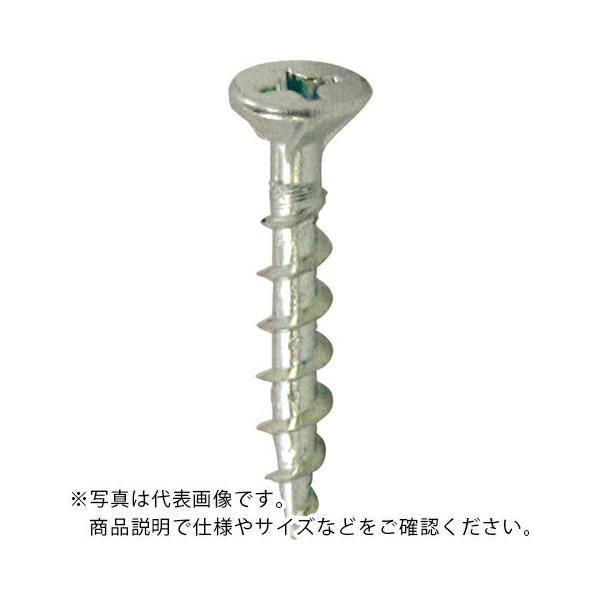 [特長]●最も一般的に使われている造作ビスです。●頭部下のフレキ加工で木材を切削し、頭浮きを防ぎます。[仕様]●寸法(mm)d：3.8●全長(mm)：28●ねじ部長さ(mm)：22●タイプ(全ねじ/半ねじ)：全ネジ●適合ドライバー：2●頭部...