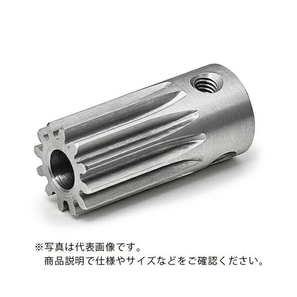 [特長]●小型精密歯車です。●品番末尾Ｈは、歯部高周波焼入済です。[仕様]●歯数：16●形状：K2●基準円直径(mm)：φ16●歯幅(mm)：8●穴径(mm)：φ6●モジュール：1●歯先円直径：φ18●全長(mm)：25●ハブ外径(mm)：...