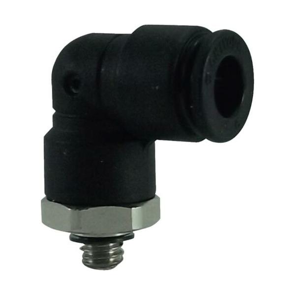 [特長]●PBT樹脂を採用し、スパッタ等の延焼事故を防止。●空気圧汎用型継手では初の軽量化を実現。[仕様]●適合チューブ外径D(mm)：6●接続口径：M5×0.8●六角対辺(mm)：12●使用流体：空気、水●使用圧力：1MPa(空気)、0....