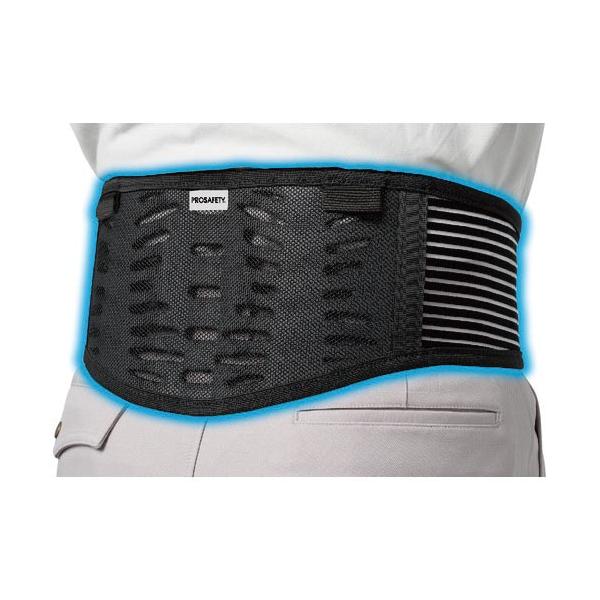 [特長]●背面の立体形状ＥＶＡにより、働く人の腰にピッタリフィットします。●通気性のあるメッシュ生地により、蒸れにくく快適です。●腹部のゴムの幅を狭くしているため、窮屈に感じず、快適に仕事がはかどります。[仕様]●色：ブラック●サイズ：LL...