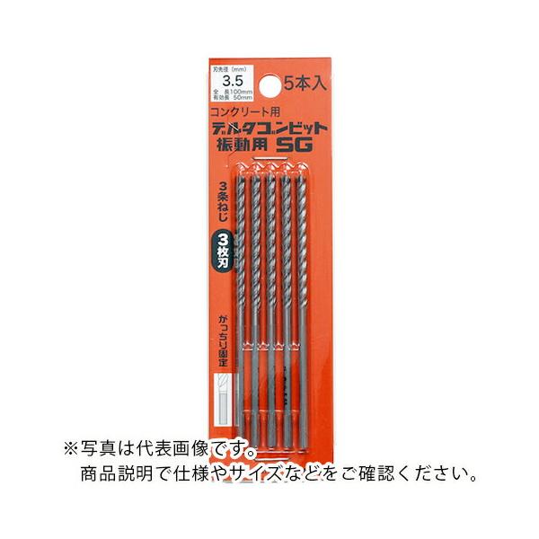 [特長]●真円に近い穴あけを実現しました。[仕様]●刃径(mm)：4.3●有効長(mm)：50●全長(mm)：100●振動ドリル用ビット