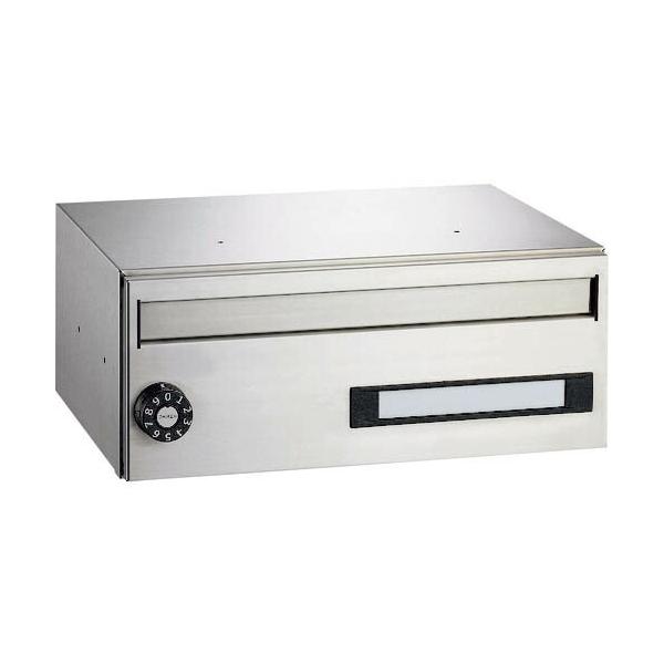 [特長]●扉と本体は美しく耐久性に優れたステンレス製です。●鍵不要のダイヤル錠ですから、鍵の紛失の心配がありません。●A4サイズの郵便物もラクに入る大きさです。●いたずら対策仕様のガードプレート付です。[仕様]●間口(mm)：360●投入口...