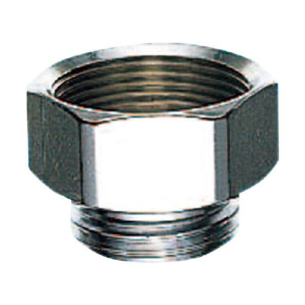 [特長]●他メーカーの水栓にSANEIのシャワーホースを付ける際に使用します。[仕様]●幅(mm)：30●高さ(mm)：21●めねじサイズ：W24山20●おねじサイズ：G1/2●適合メーカー：TOTO大口径混合栓●めねじ（混合栓側）サイズ：...