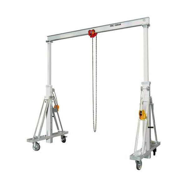 [特長]●軽量にして強靭です。●組み立て、解体が簡単です。●持ち運び、移動が容易です。●ゲートが手動で上下5段階調節（200mm刻み）ができます。●コンパクトに収納でき、取り扱いが便利で簡単です。●クレーン設備のない作業現場に最適です。[仕...