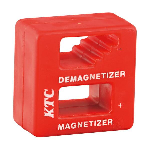 [特長]●DEMAGNETIZER（−）側の穴に軸を通してスライドさせると脱磁、MAGNETIZER（＋）側の穴に軸を通してスライドさせると着磁できます。[仕様]●マグネタイザ