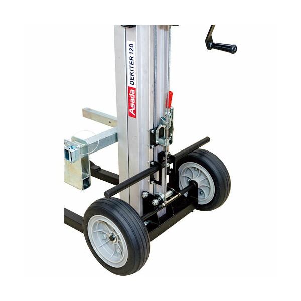 [特長]●DEKITER120用後輪ブレーキ組です。●積み下ろし作業の誤動作を防止します。[仕様]●品名：後輪ブレーキ組●適合機種：DEKITER120[材質／仕上]●鉄●樹脂