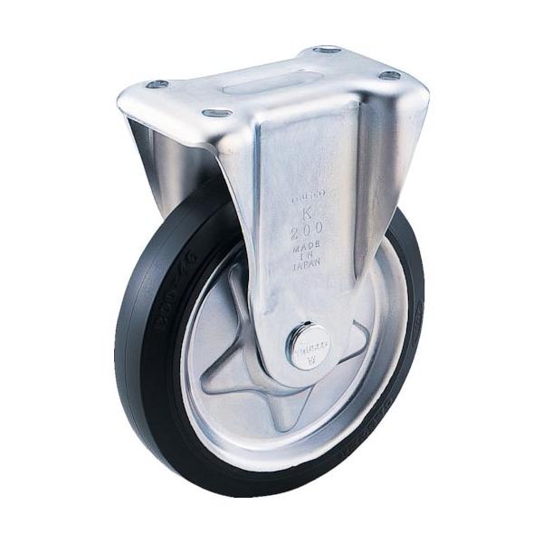 [特長]●スチールホイールは、デザイン性も良く特徴のある星マークの形をしています。●車輪回転部はラジアルベアリング入りで耐久性に優れています。[仕様]●許容荷重(daN)：250●許容荷重(kgf)：255●車輪径D(mm)：200●車輪幅...