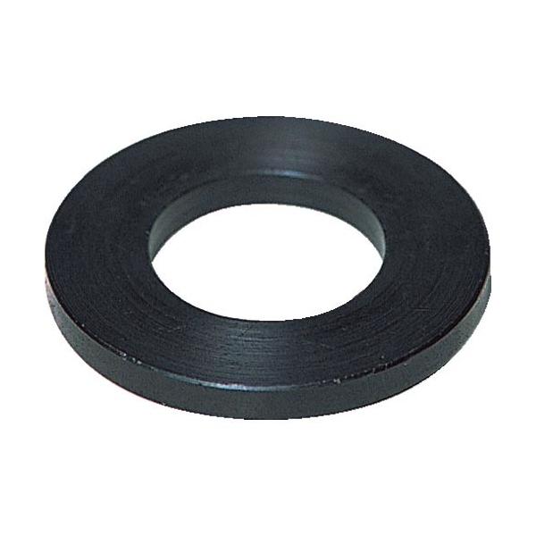 [特長]●焼き入れ座金です。[仕様]●適合ボルト：M10●外径(mm)：22●内径(mm)：11●高さ(mm)：3.0[材質／仕上]●スチール（S45C）●処理：焼き入れ(27〜35HRC)、黒染仕上げ