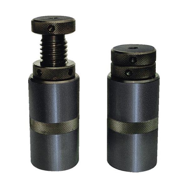 [特長]●各種のクランプをサポートします。●異形物の支えは、サポートチップをご利用ください。（別売）[用途]●クランプの高さ調節に。[仕様]●外径(mm)：60●高さ(mm)：150〜250●耐荷重(kN)：200●上面径(mm)：50●2...