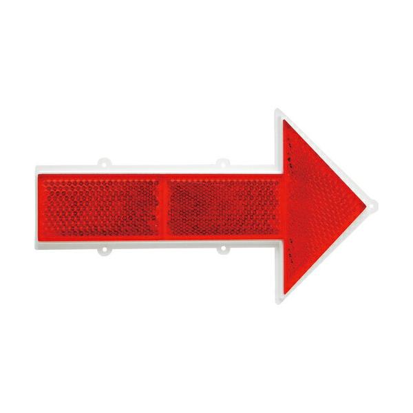 [特長]●精密プリズムレンズ金型使用の、再帰性反射板です。[仕様]●色：レッド